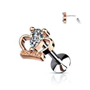 Jewelry | Queen B Threadless Flat Back Stud | Poshmark